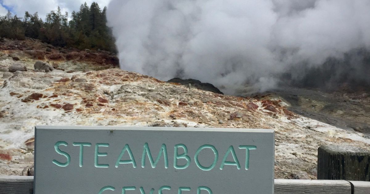 Steamboat Geyser - Largest Geyser in Yellowstone